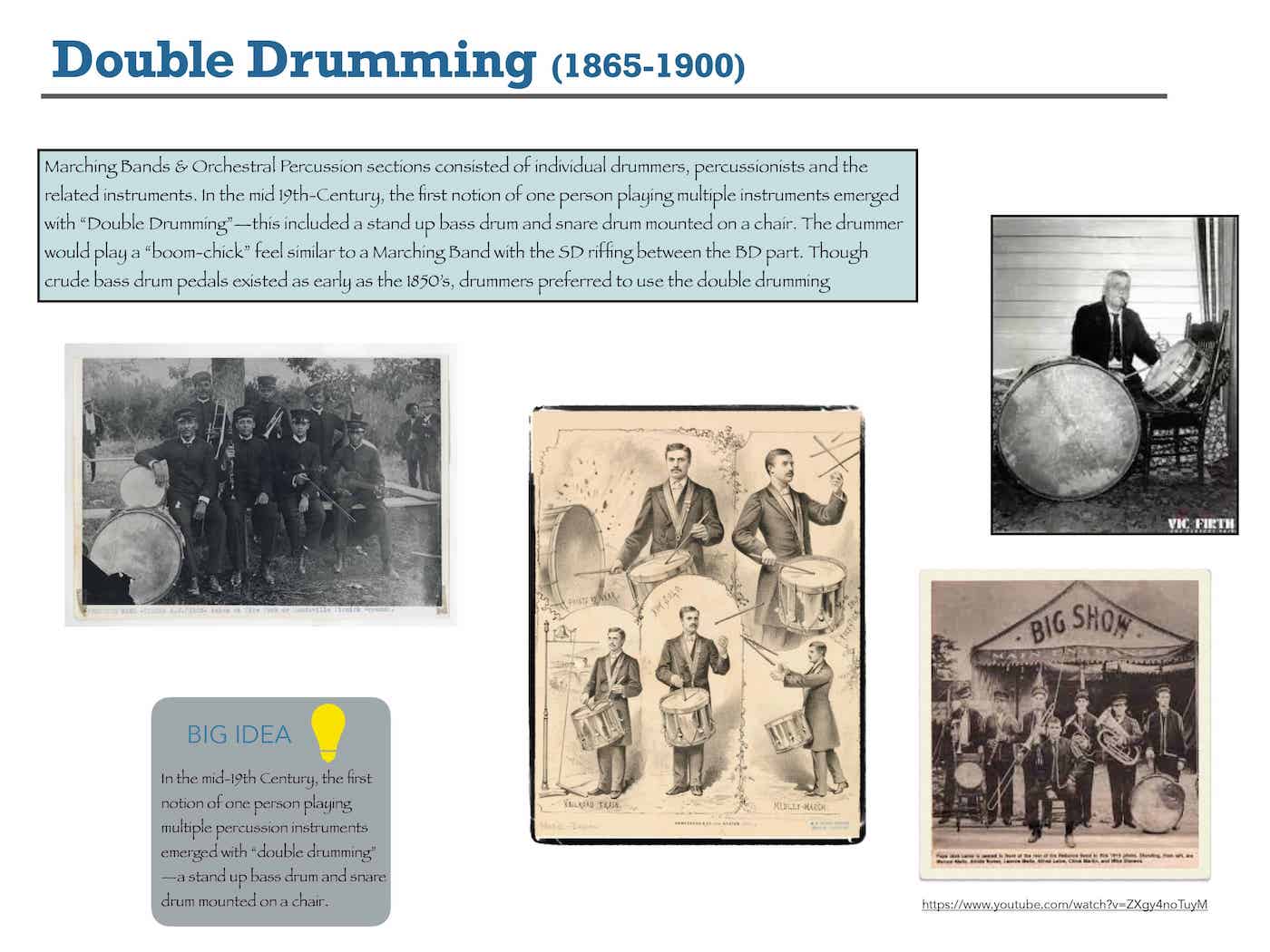History of the Drum Set | Lonnie's Drum Studio